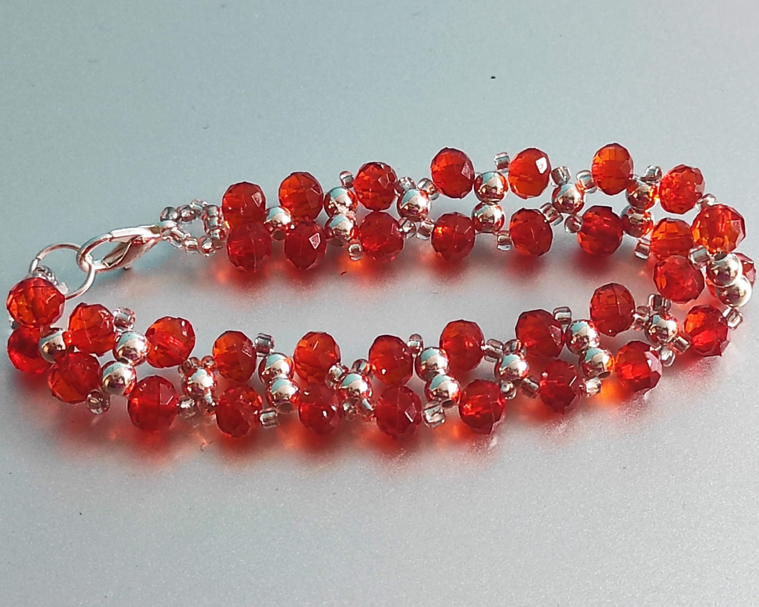 Red Beads Bracelet – Zaimaka